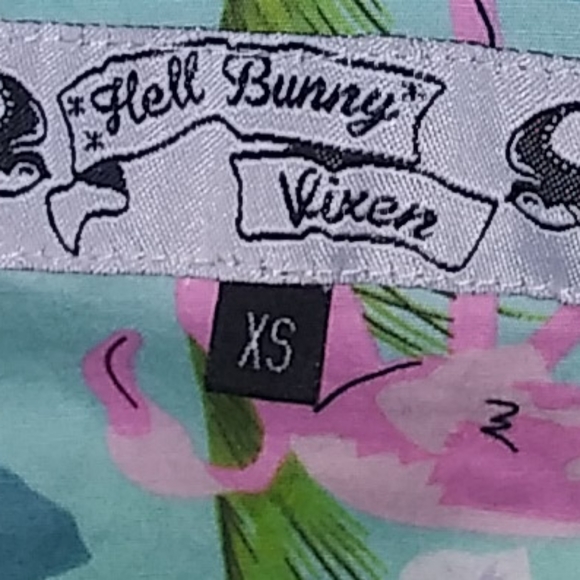 Hell Bunny Vixen | Dresses | Hell Bunny Vixen Flamingo Floral Dress ...